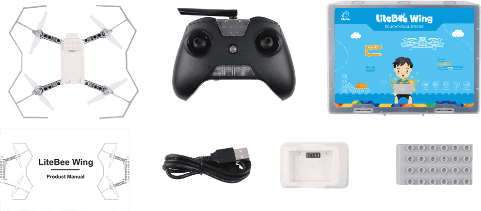Provide Programmable Kids Drone For coding of STEAM Education - LiteBee Wing | LiteBee Drone